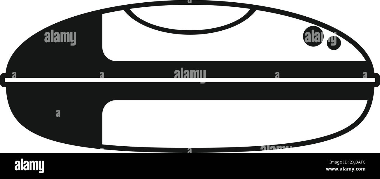 Simple black and white icon of a futuristic transport vehicle floating ...