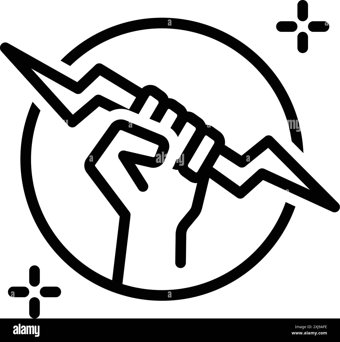 Icon for powers,punch Stock Vector Image & Art - Alamy