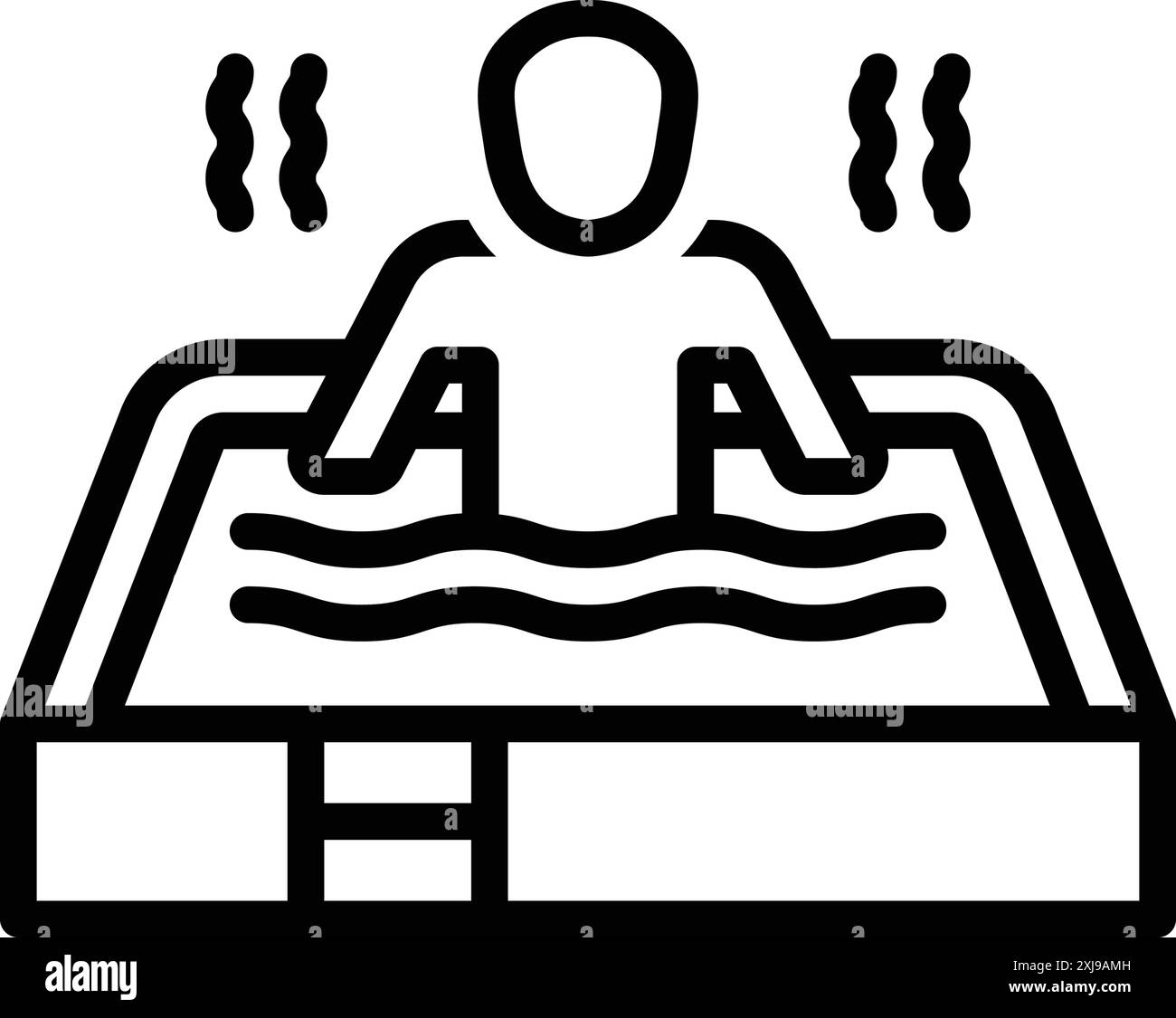 Swim spas Stock Vector Images - Alamy