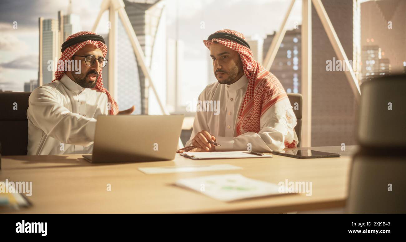 Muslim business team two managers hi-res stock photography and images ...