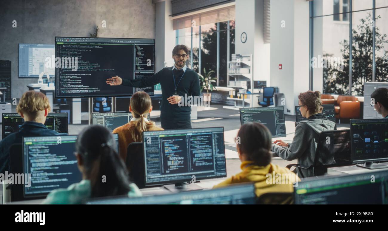 Multicultural smart student writing engineering hi-res stock ...