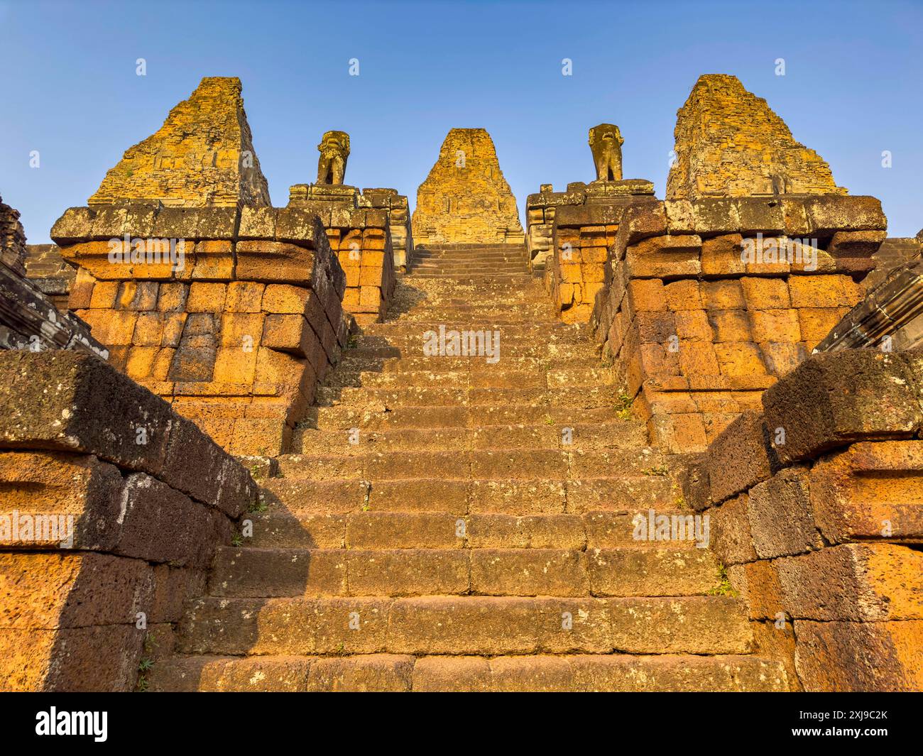 Pre Rup Temple, a Hindu temple at Angkor built in 961 for Khmer king ...