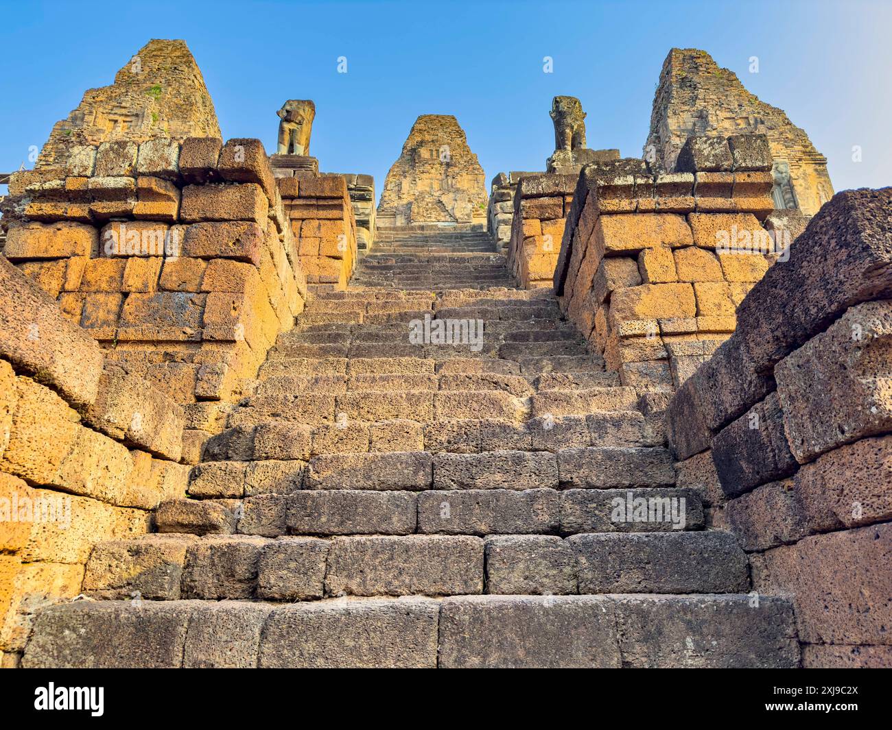 Pre Rup Temple, a Hindu temple at Angkor built in 961 for Khmer king ...
