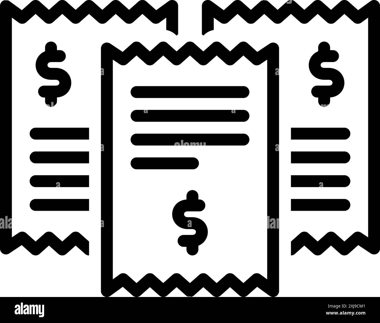 Icon for receipt,receiving Stock Vector Image & Art - Alamy