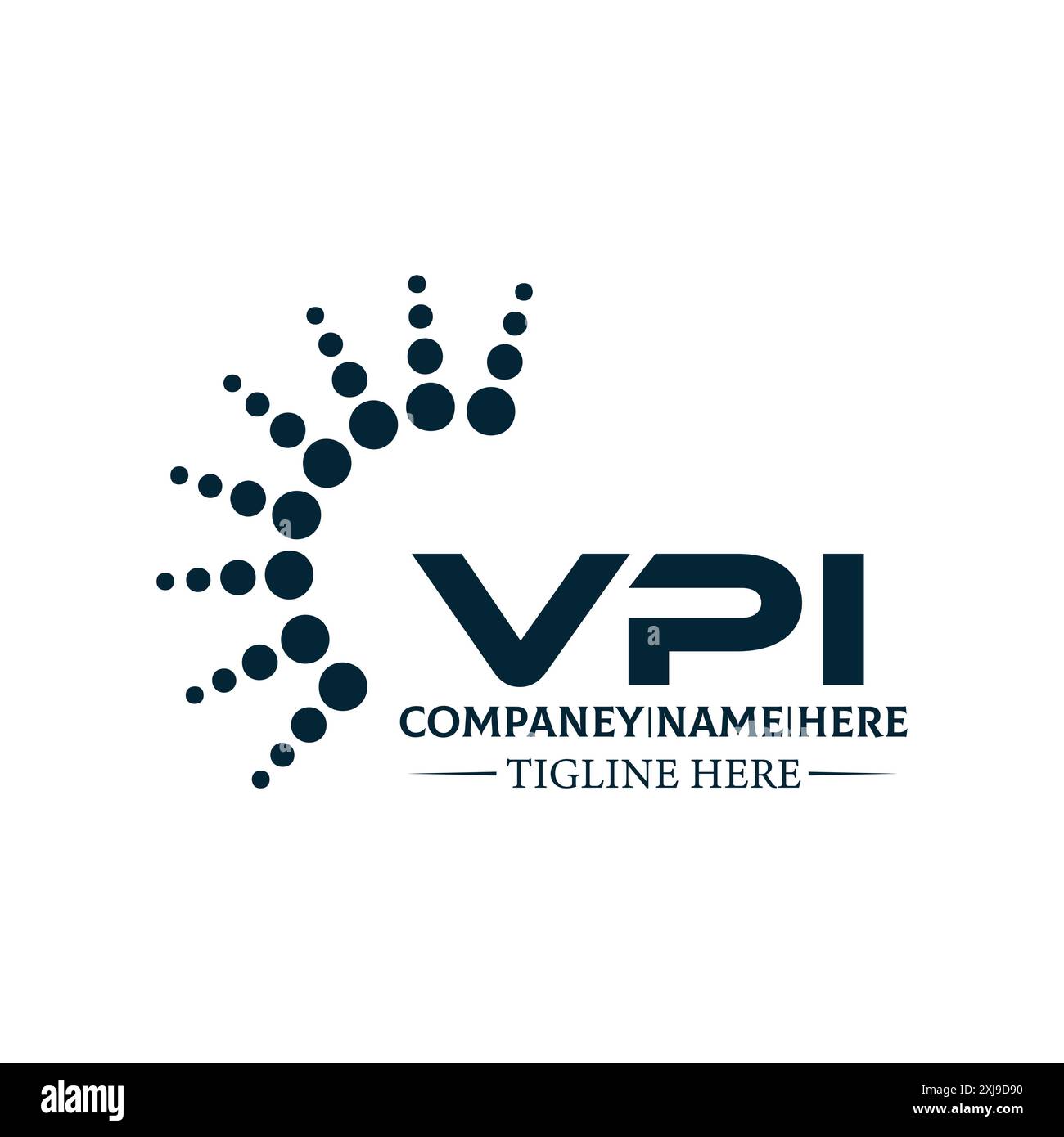 VPI logo. V P I design. White VPI letter. VPI, V P I letter logo design ...
