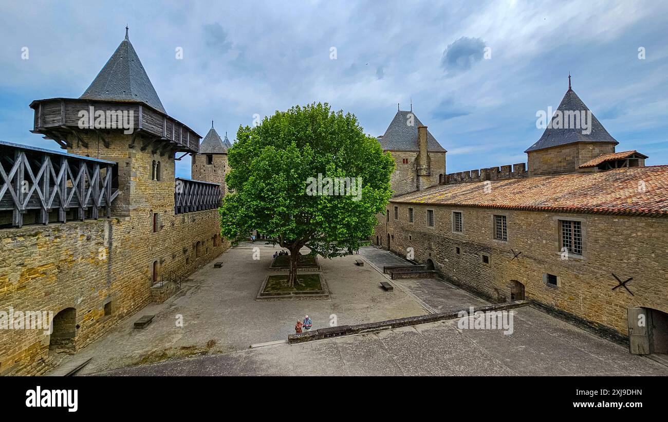 Cite de Carcassonne citadel, UNESCO World Heritage Site, Carcassonne ...