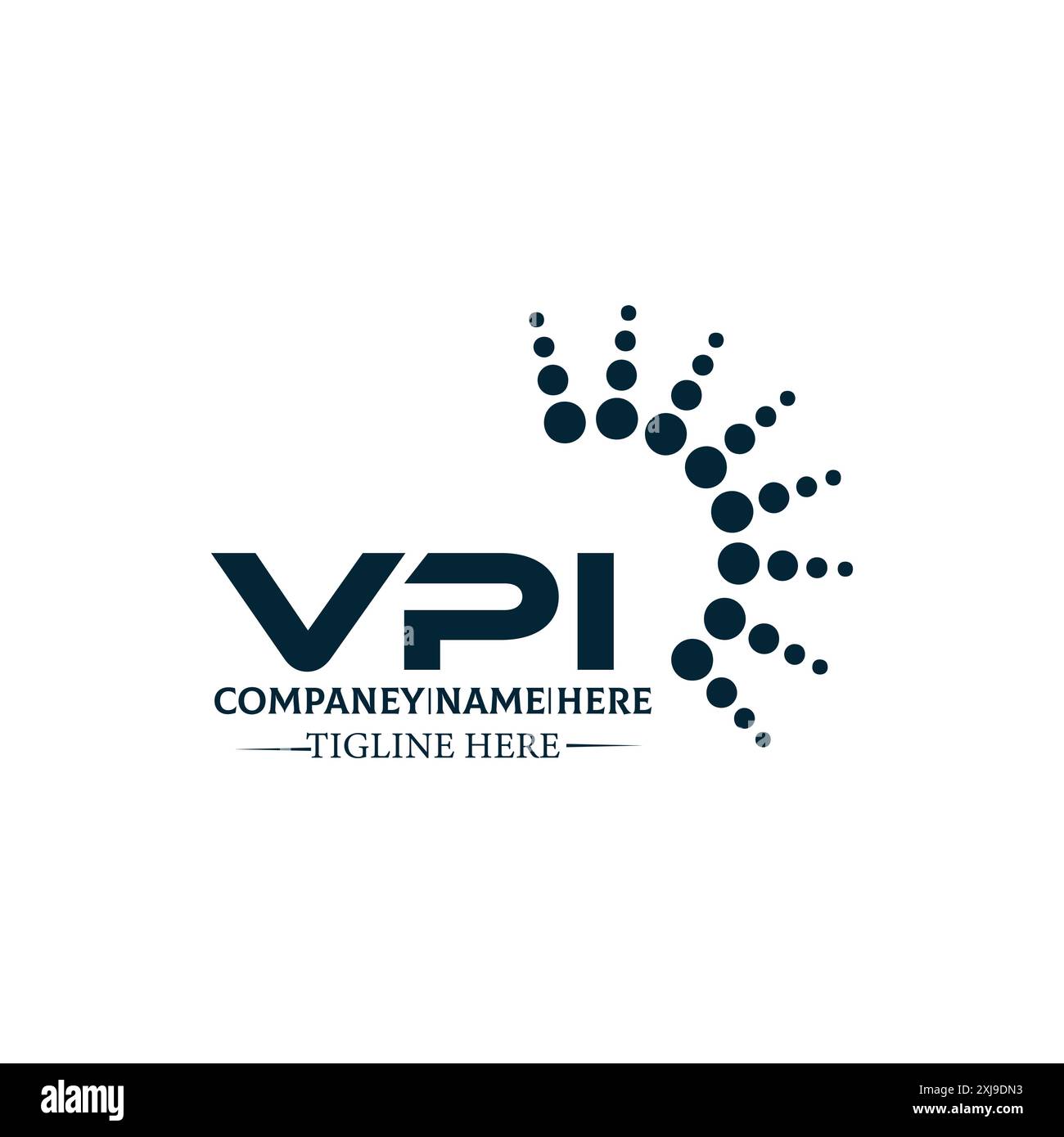 VPI logo. V P I design. White VPI letter. VPI, V P I letter logo design ...