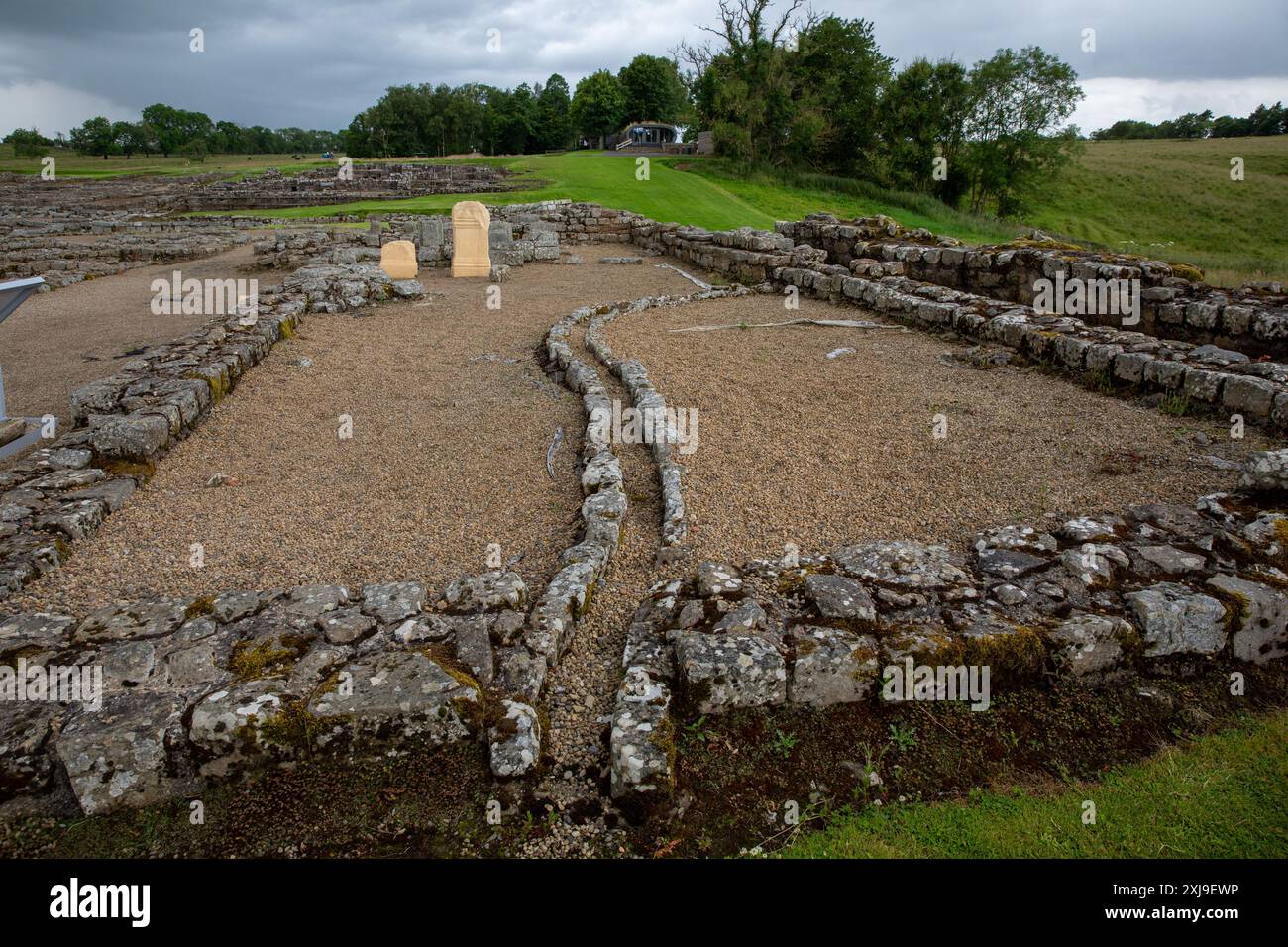 Temple to Jupiter Dolichenus at Vindolanda a Roman auxiliary fort just ...
