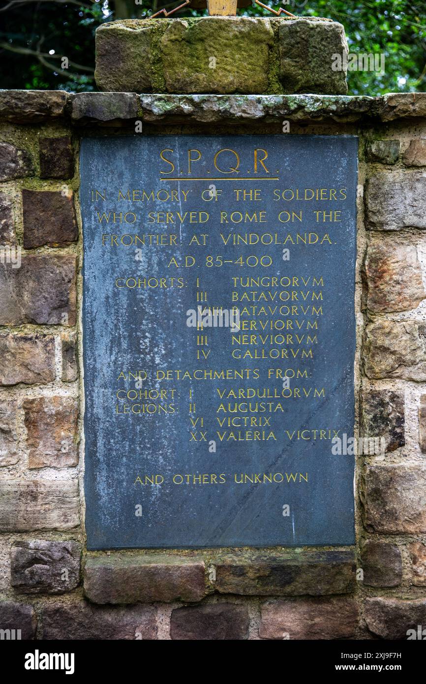 Vindolanda was a Roman auxiliary fort (castrum) just south of Hadrian's ...