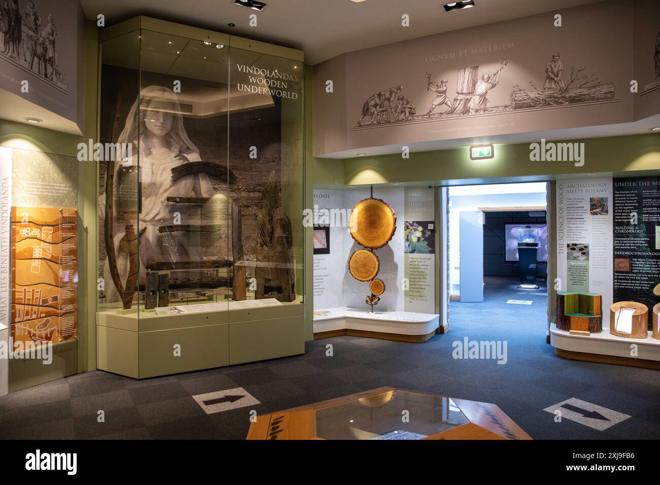 Vindolanda was a Roman auxiliary fort (castrum) just south of Hadrian's ...