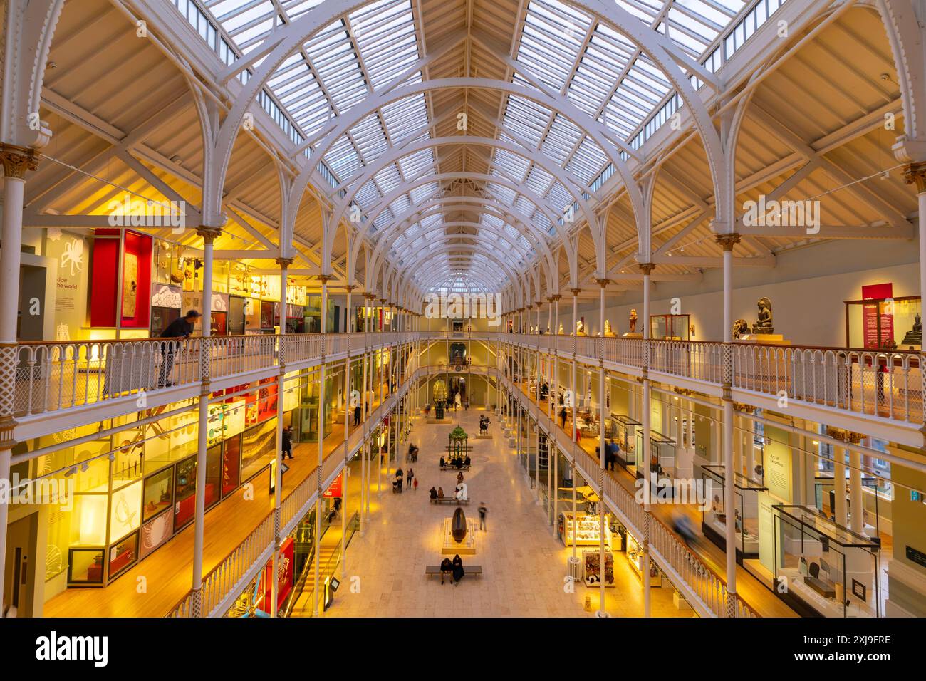 Grand Gallery, National Museum of Scotland, Edinburgh, Scotland, United ...