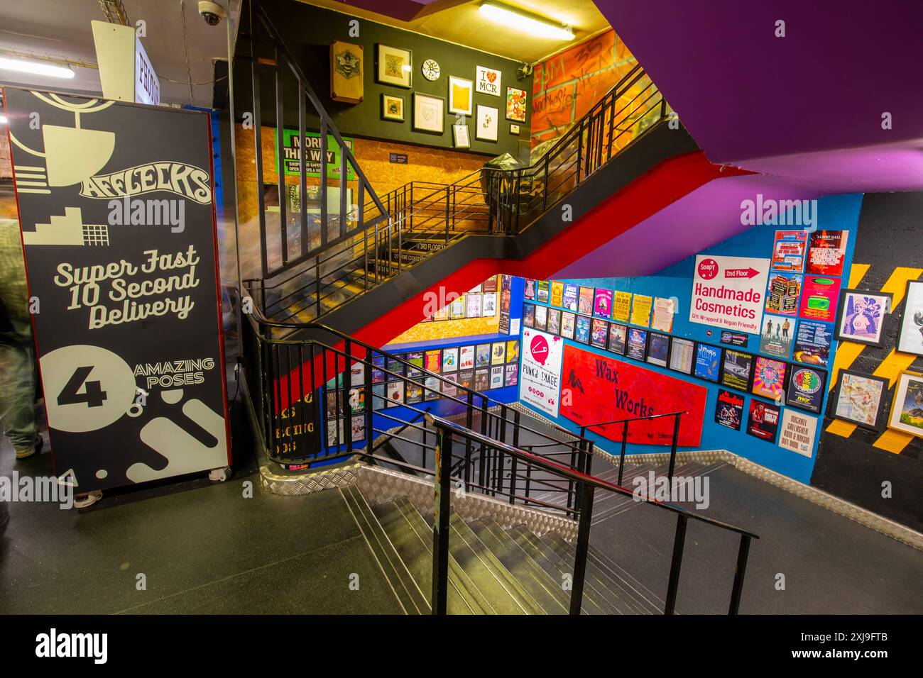 Afflecks, Shopping Emporium, interior view of stairs, Northern Quarter ...
