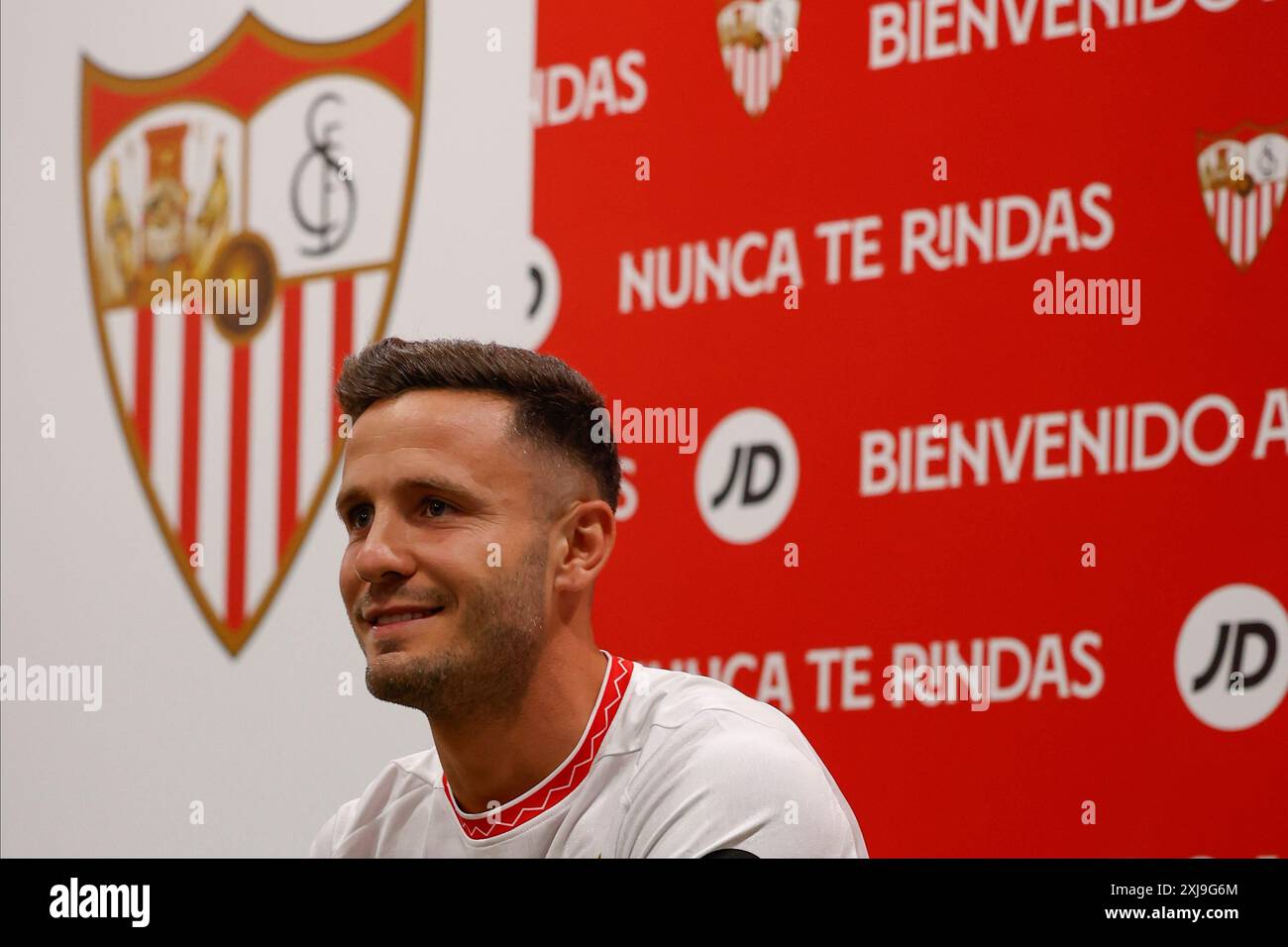 Seville, Spa In. 17th July, 2024. Saul Niguez presentation as new ...