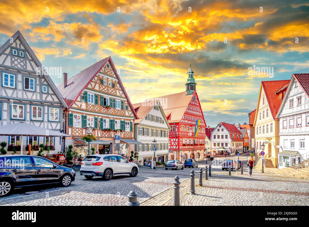 Old city of Backnang, Germany Stock Photo - Alamy