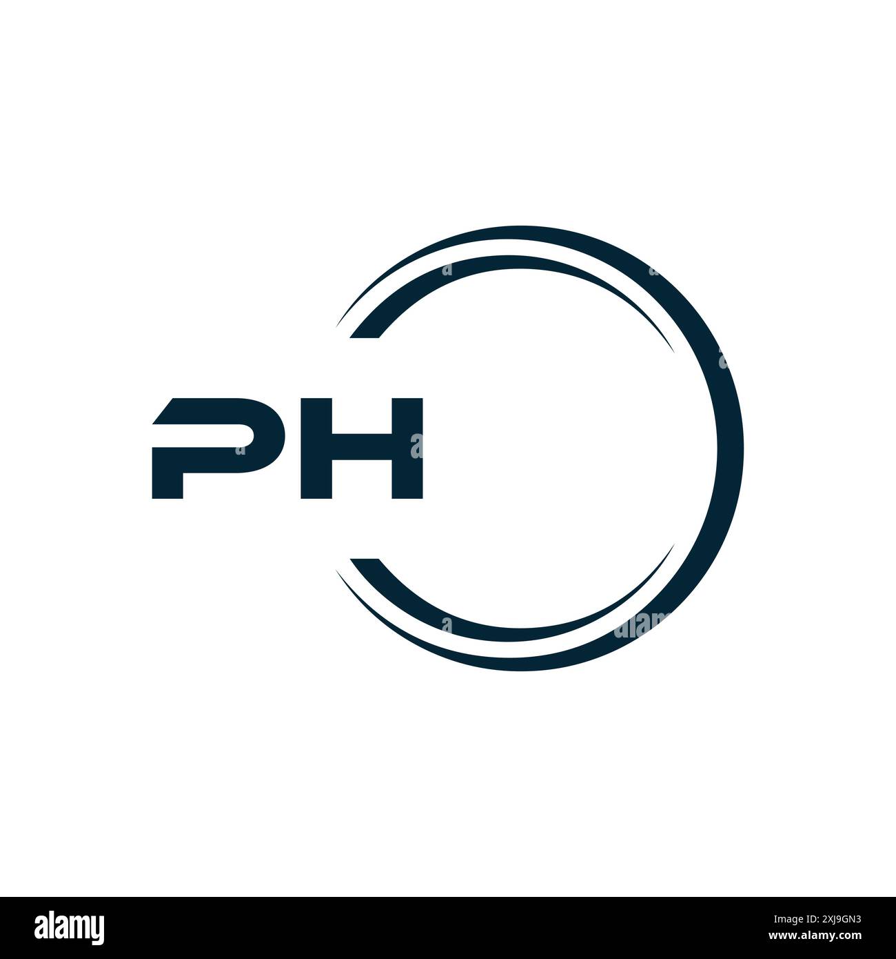 PH logo. P H design. White PH letter. PH, P H letter logo design. P H ...