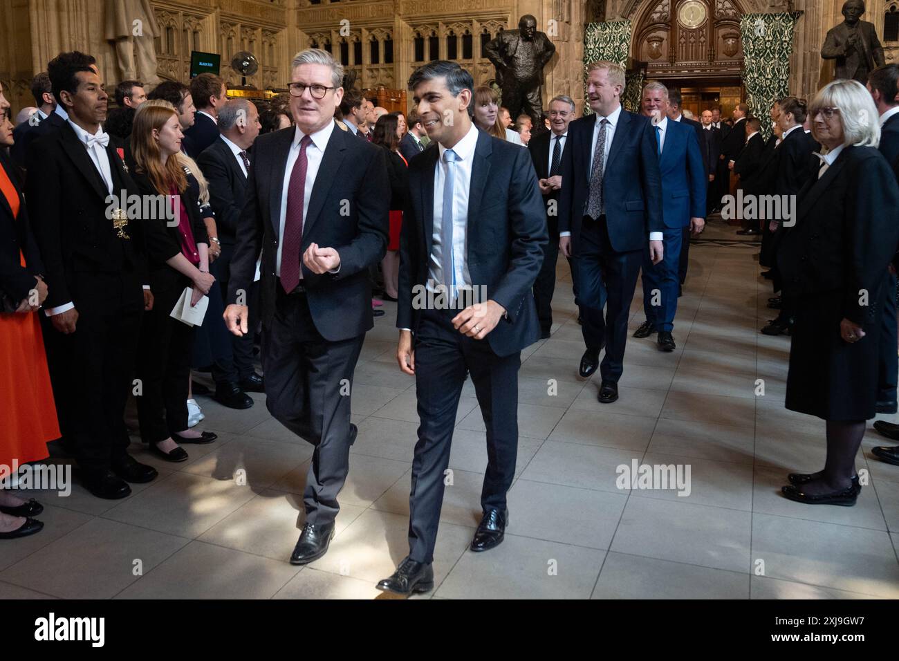 Prime Minister Keir Starmer and Leader of the Opposition Rishi Sunak ...