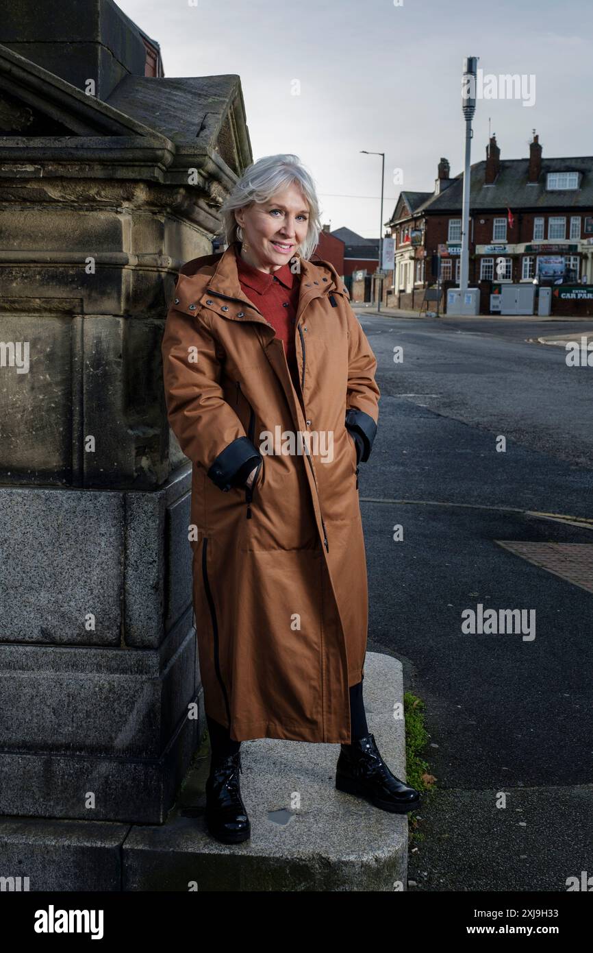 Nadine Dorries Conservative MP until 2023 pictured in Anfield ...