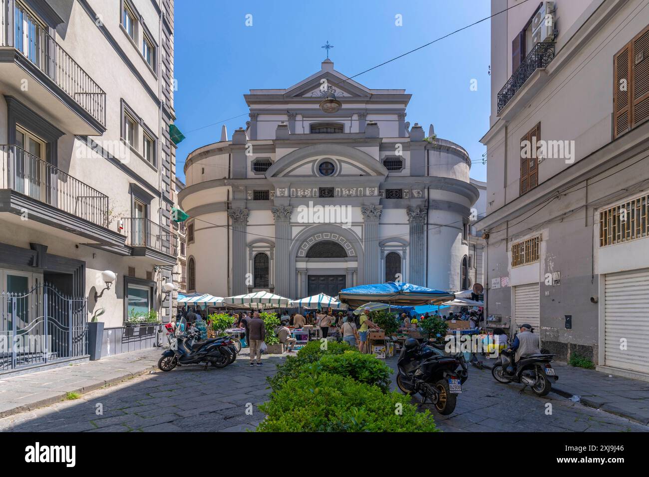 View of Basilica di San Pietro ad Aram, Naples, Campania, Italy, Europe ...