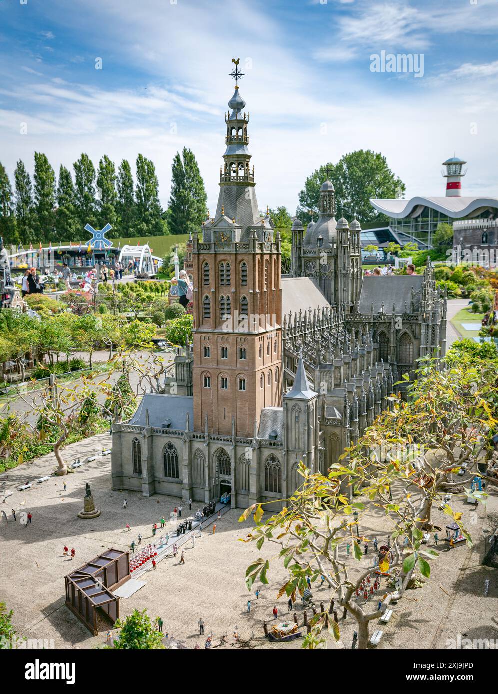den haque,holland,9-07-2024:,Visitors enjoying the replicas of famous ...