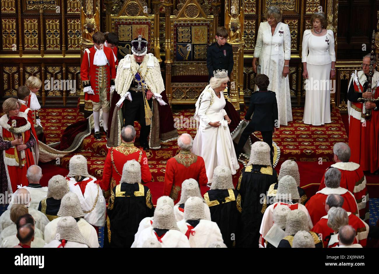 House of lords chamber king hi-res stock photography and images - Alamy