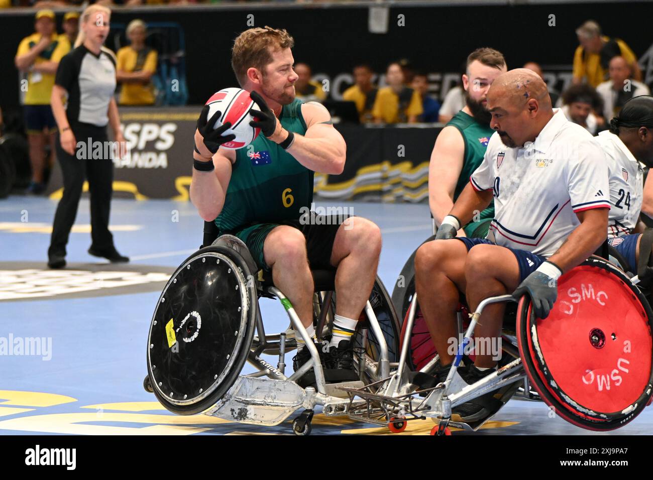 The Invictus Games 2023 Wheelchair Rugby Stock Photo - Alamy