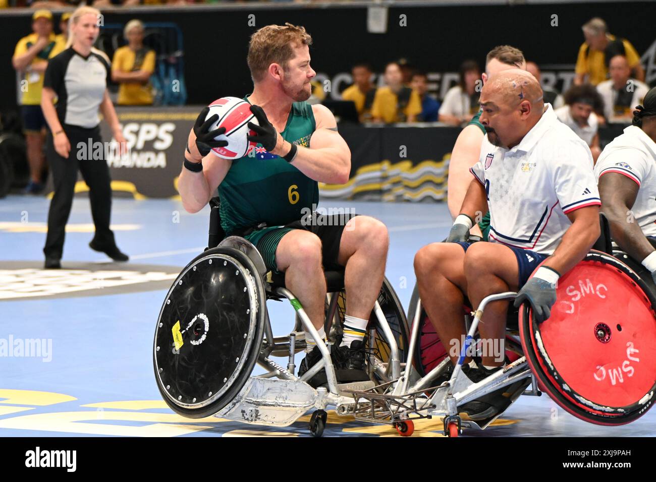 The Invictus Games 2023 Wheelchair Rugby Stock Photo - Alamy