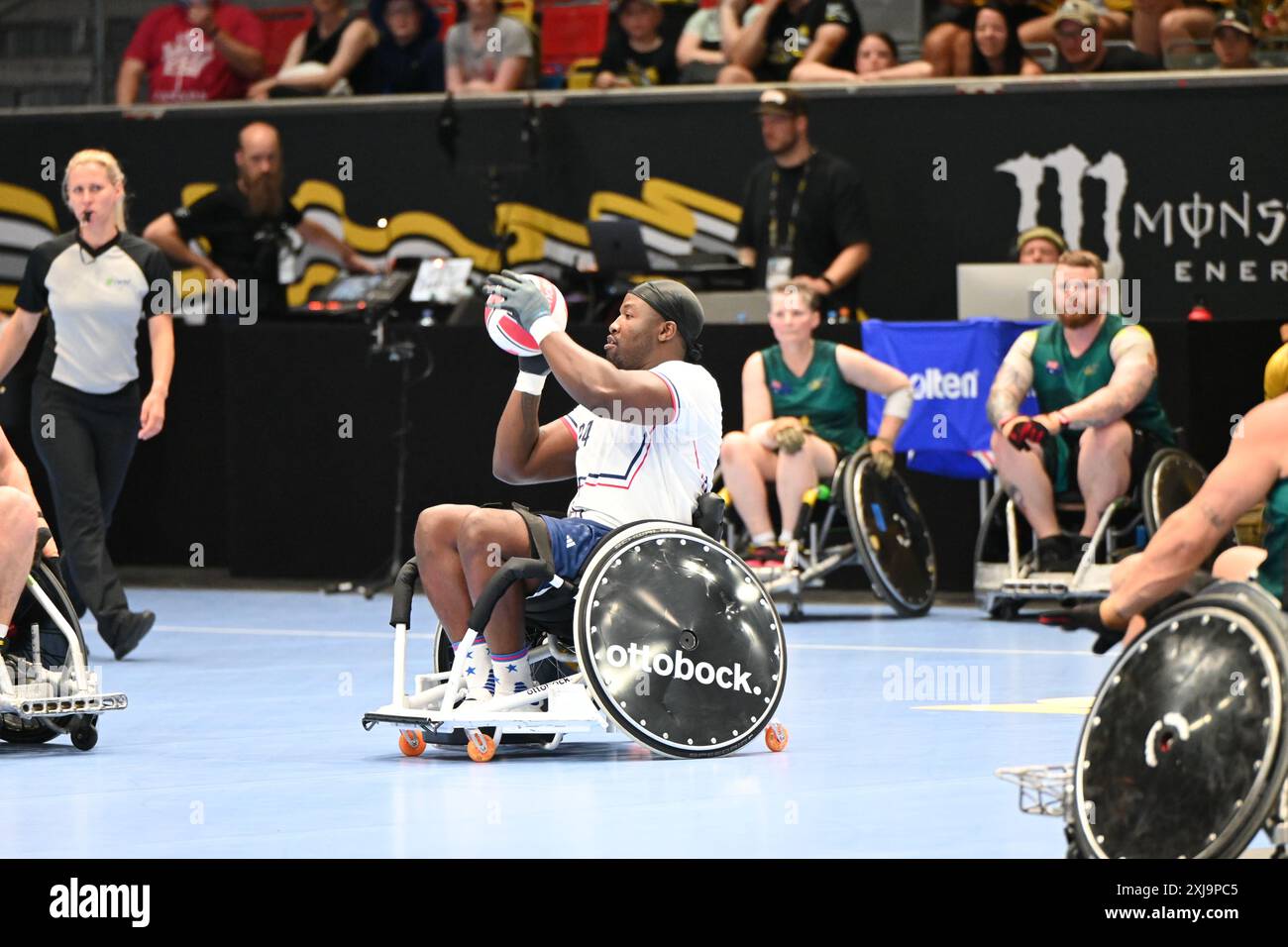 The Invictus Games 2023 Wheelchair Rugby Stock Photo - Alamy