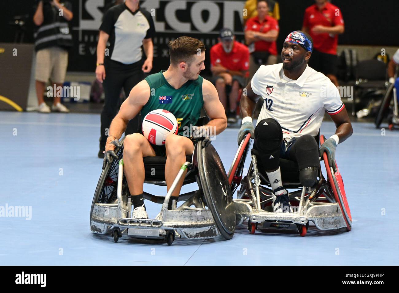 The Invictus Games 2023 Wheelchair Rugby Stock Photo - Alamy