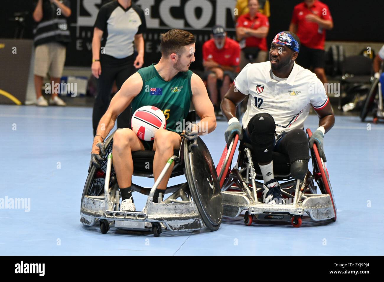 The Invictus Games 2023 Wheelchair Rugby Stock Photo - Alamy