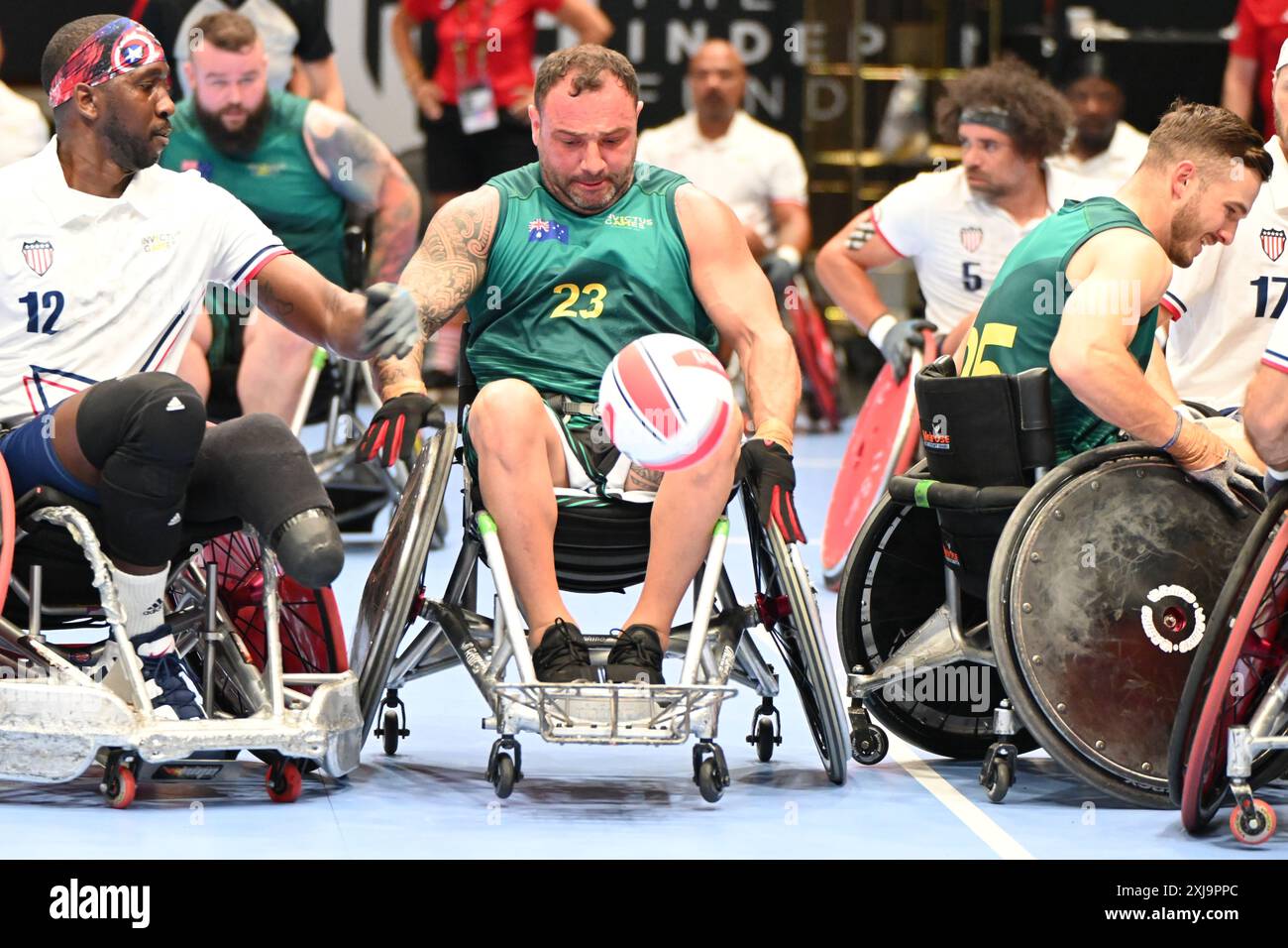 The Invictus Games 2023 Wheelchair Rugby Stock Photo - Alamy