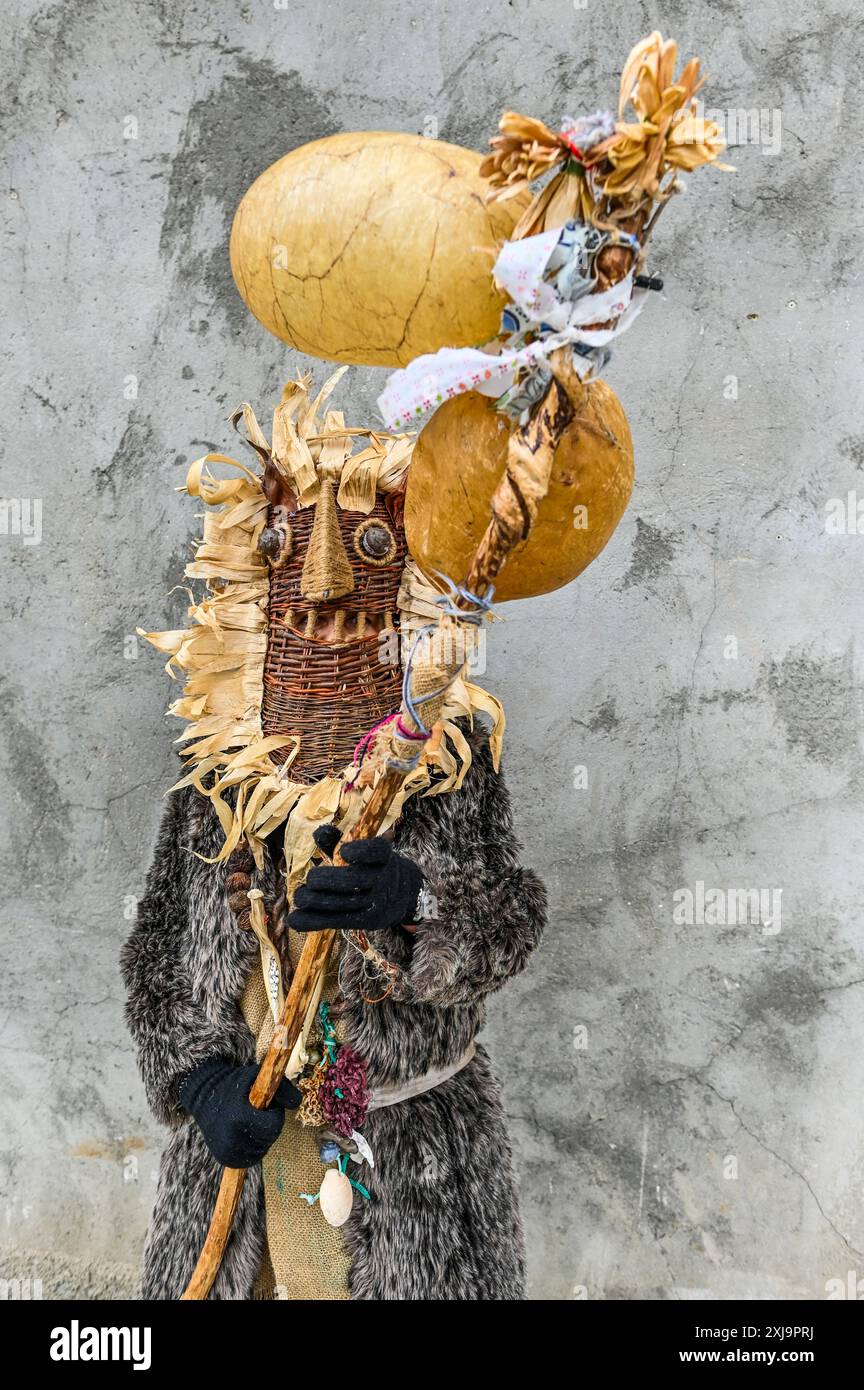 The Vixigueiros (bladder carriers) are the traditional masks from ...