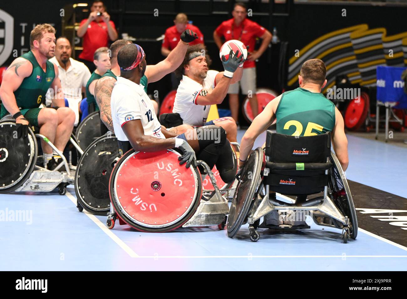 The Invictus Games 2023 Wheelchair Rugby Stock Photo - Alamy