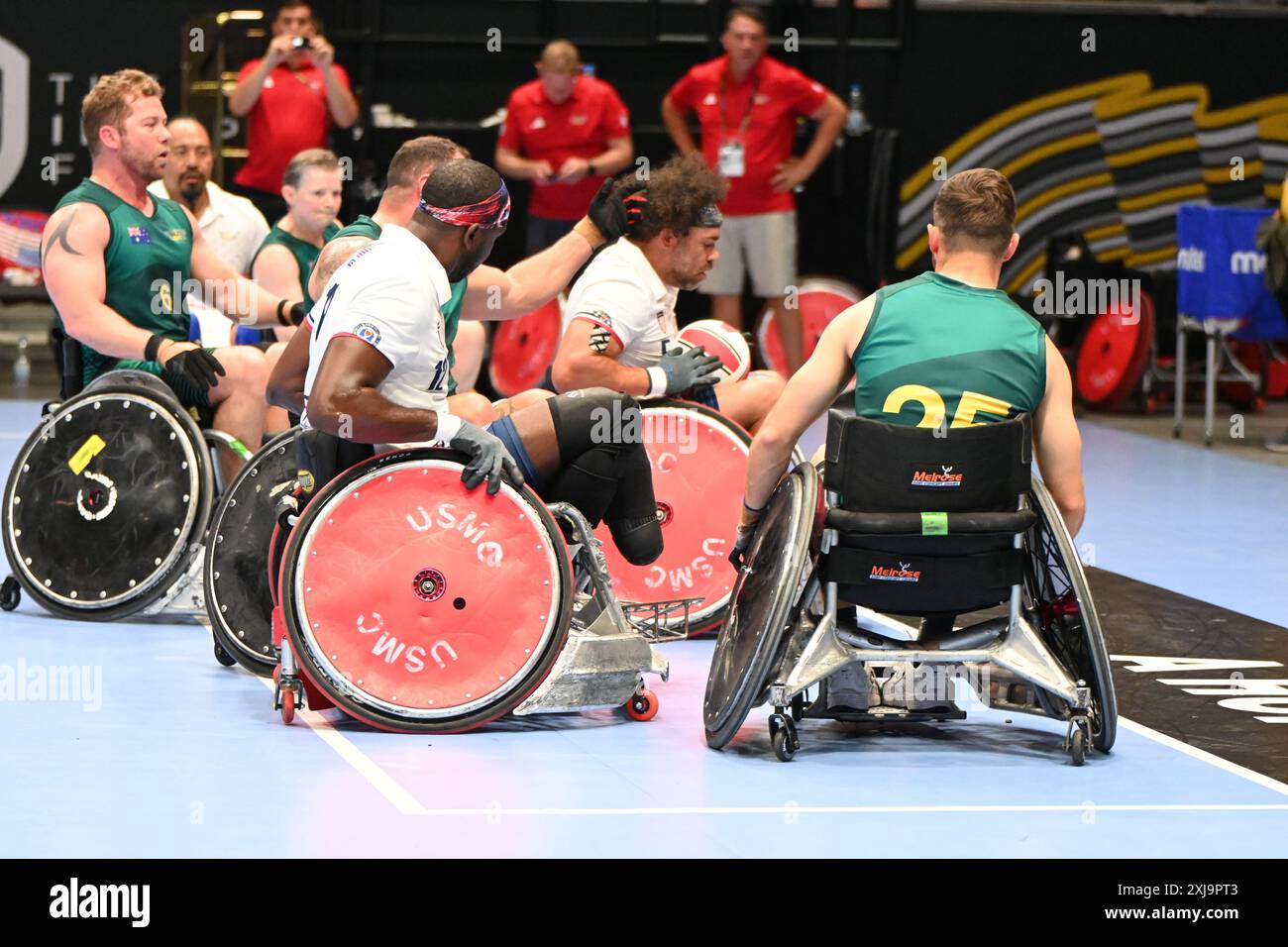 The Invictus Games 2023 Wheelchair Rugby Stock Photo - Alamy