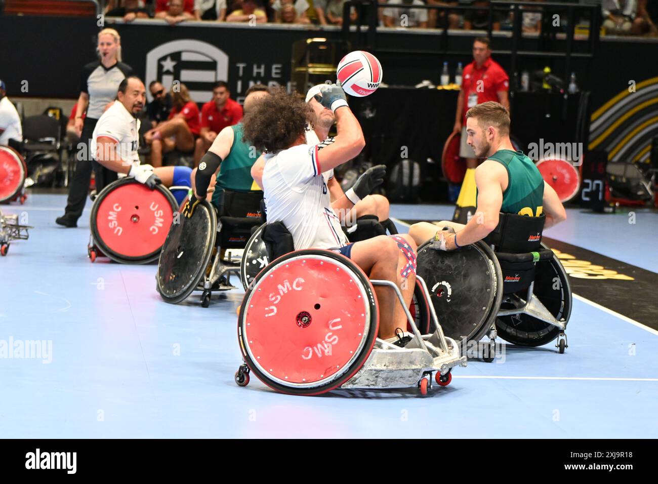 The Invictus Games 2023 Wheelchair Rugby Stock Photo - Alamy
