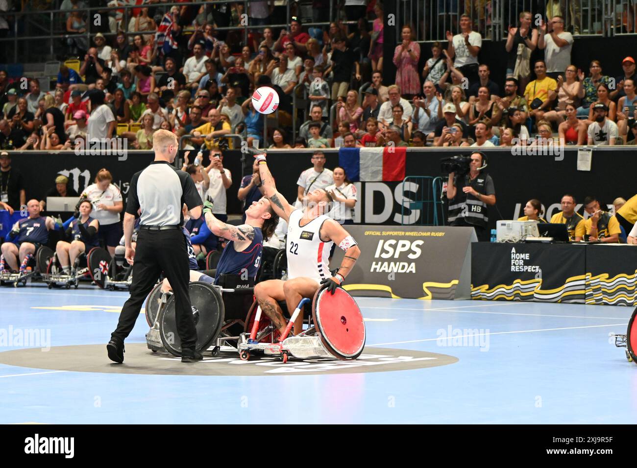 The Invictus Games 2023 Wheelchair Rugby Stock Photo - Alamy