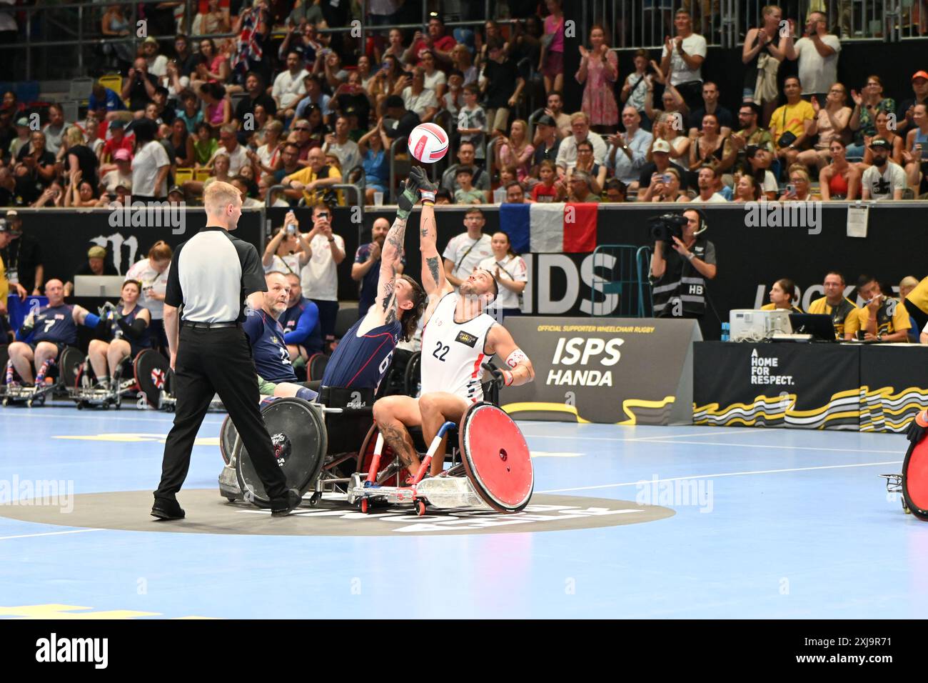 The Invictus Games 2023 Wheelchair Rugby Stock Photo - Alamy