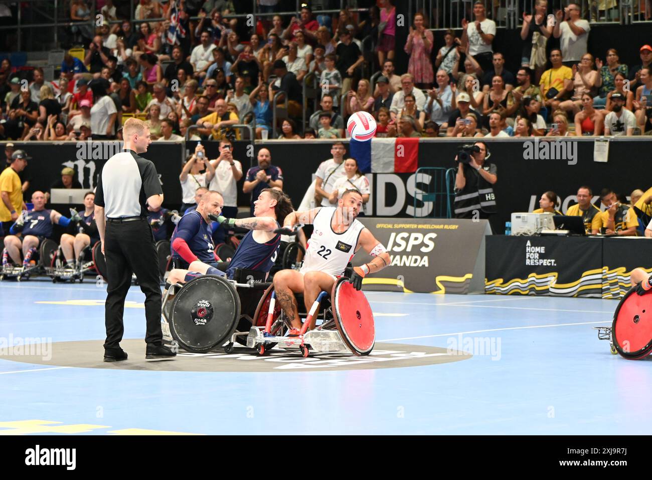 The Invictus Games 2023 Wheelchair Rugby Stock Photo - Alamy