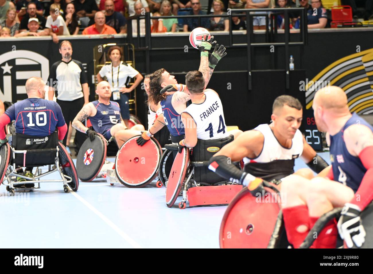 The Invictus Games 2023 Wheelchair Rugby Stock Photo - Alamy