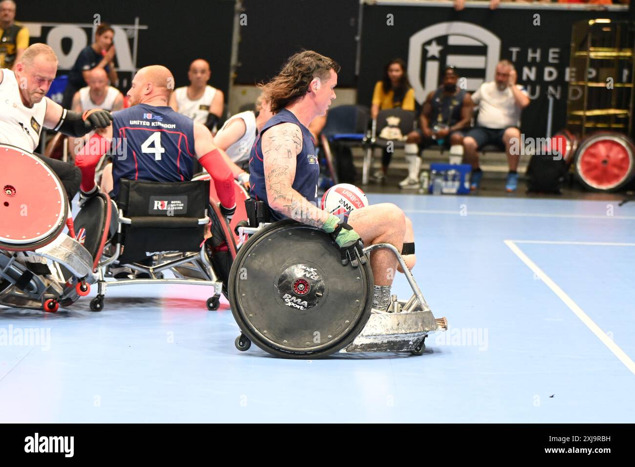 The Invictus Games 2023 Wheelchair Rugby Stock Photo - Alamy