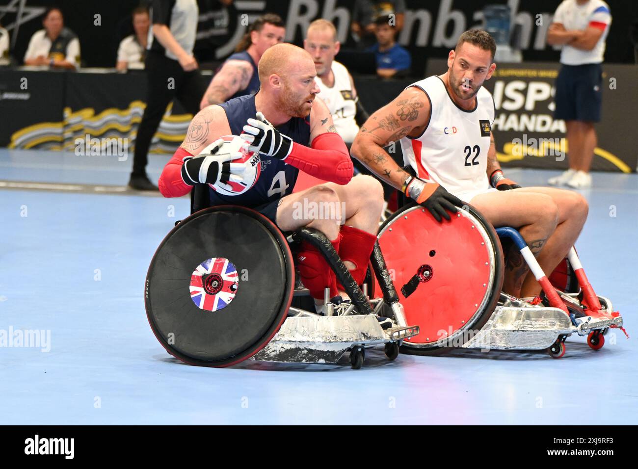 The Invictus Games 2023 Wheelchair Rugby Stock Photo - Alamy