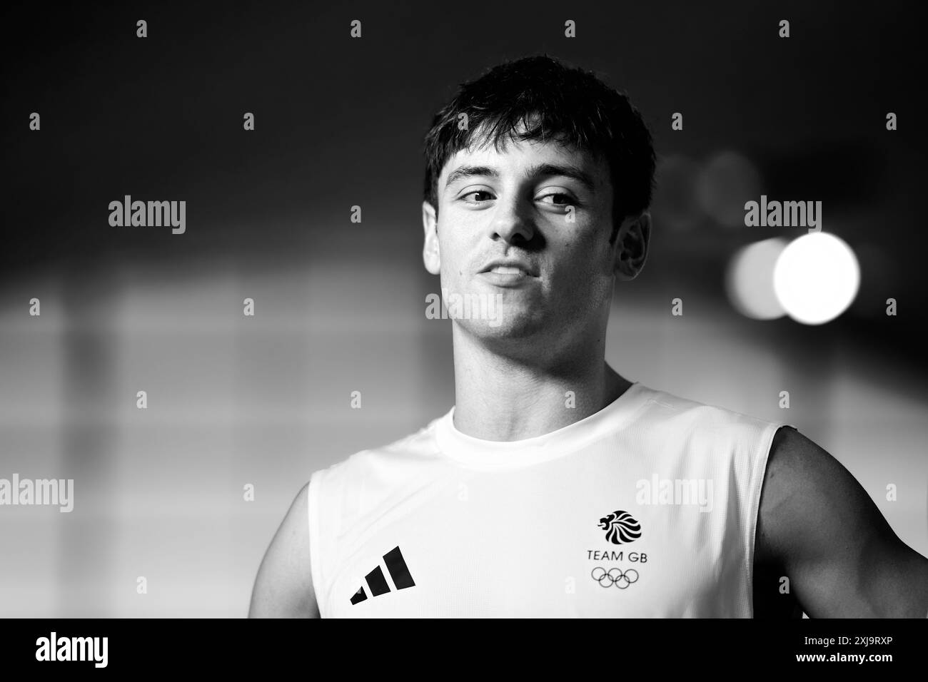 Team GB's Tom Daley following a training session at the London Aquatics ...