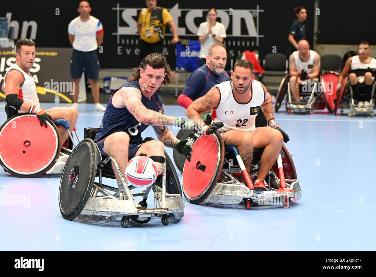 The Invictus Games 2023 Wheelchair Rugby Stock Photo - Alamy