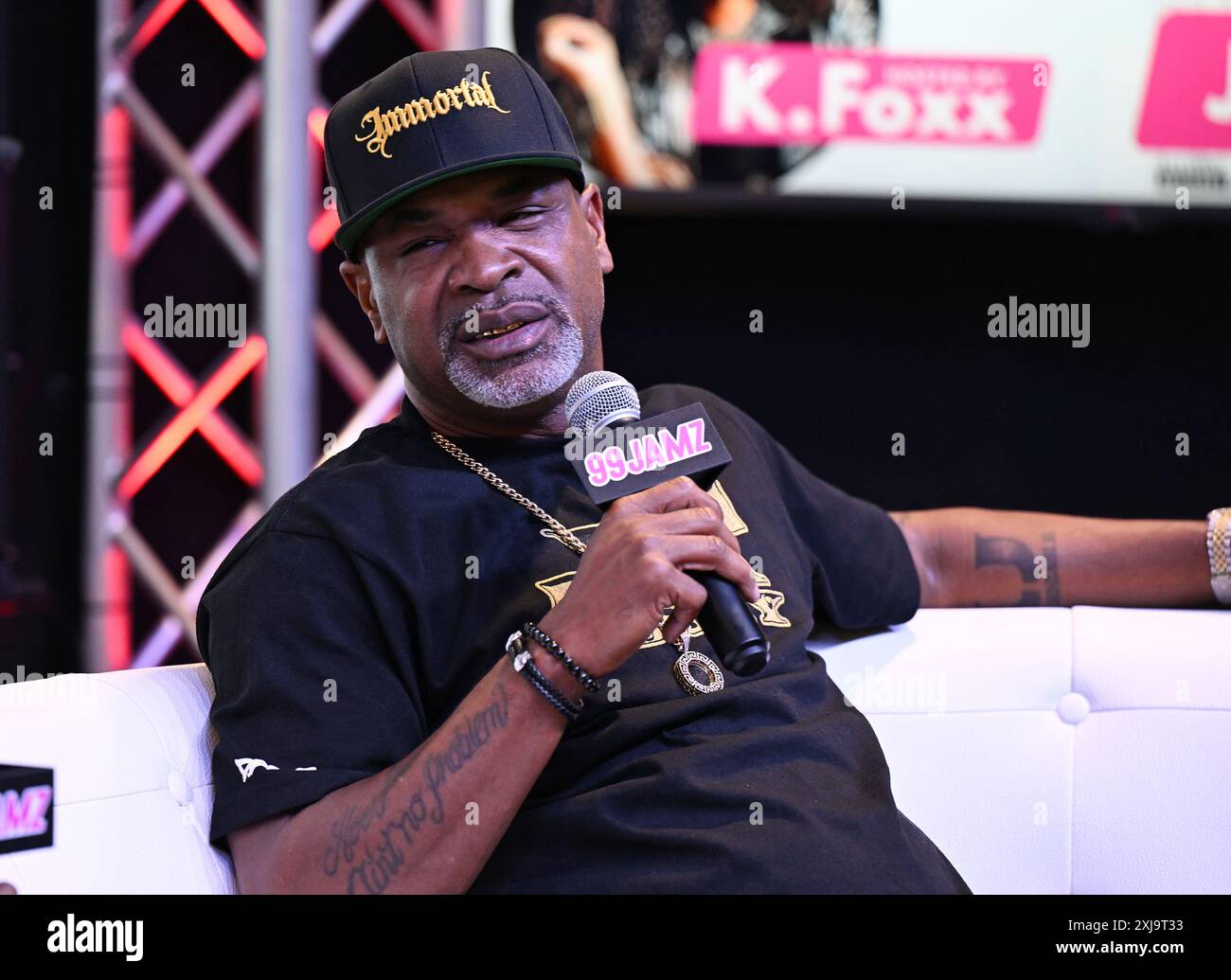 Hollywood, FL, USA. 16th July, 2024. JT Money visits Jamz Live at radio ...