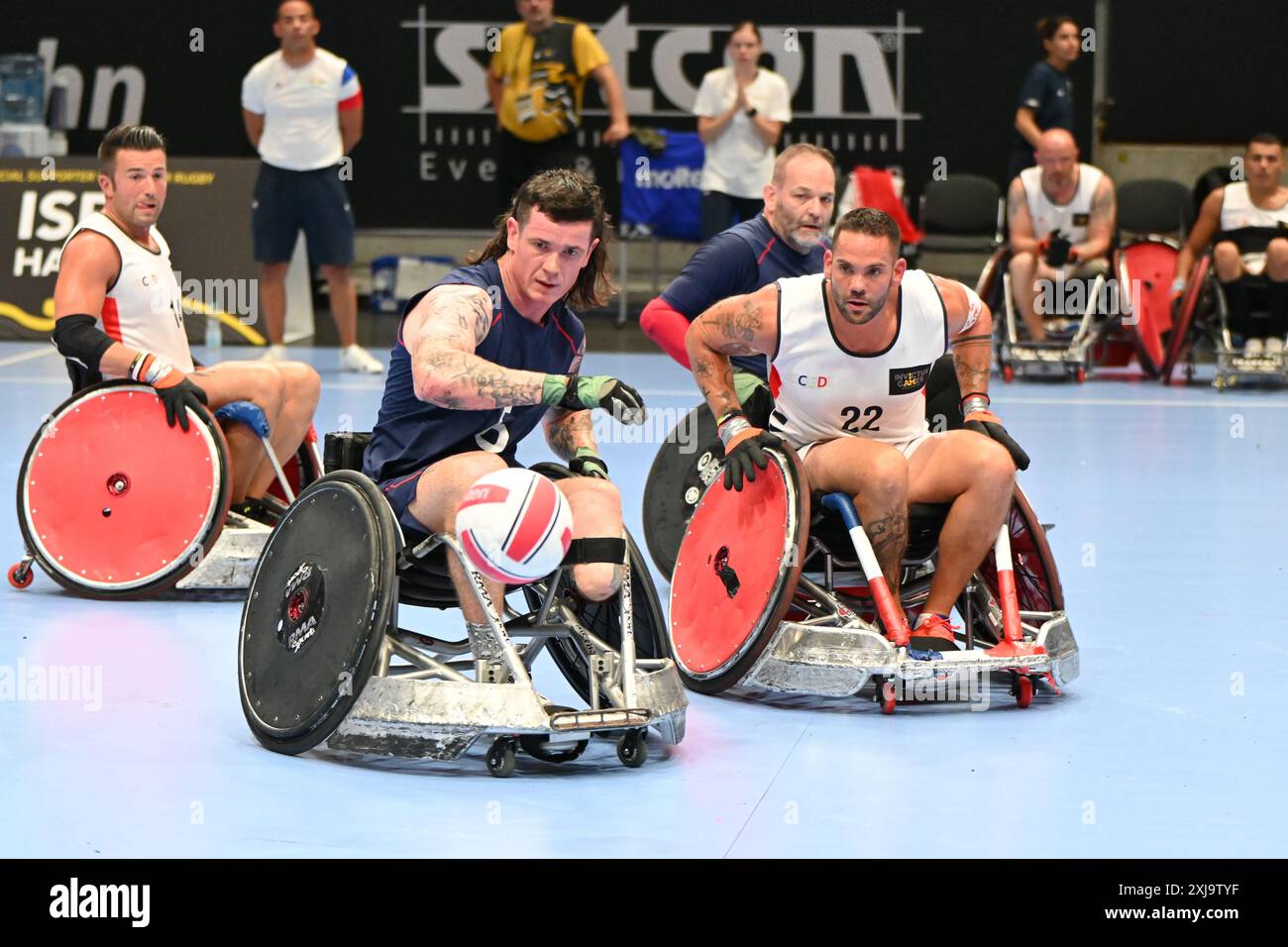 The Invictus Games 2023 Wheelchair Rugby Stock Photo - Alamy