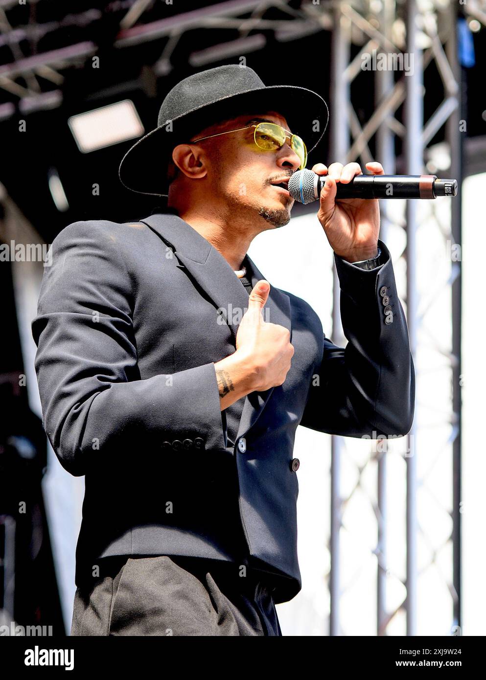 Damage preforming at the BS3 Live festival Ashton Gate Stadium Bristol ...