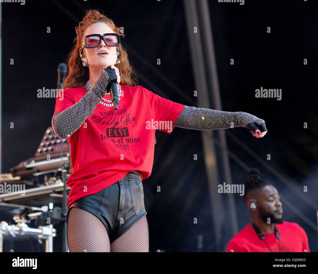 Jess Glynne preforming at the BS3 Live festival Ashton Gate Stadium ...