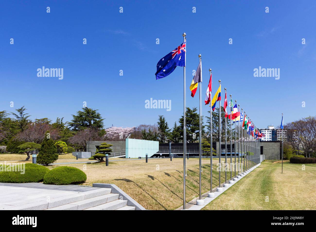 UN Memorial Cemetery, Busan, South Korea, Asia Copyright: IanxTrower ...