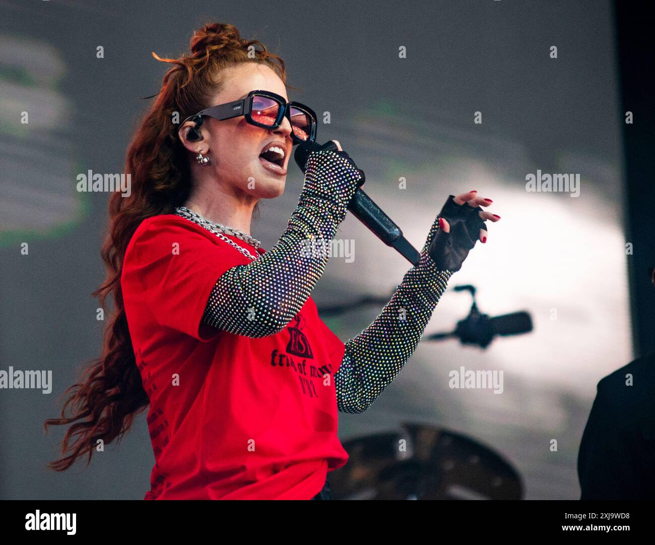 Jess Glynne preforming at the BS3 Live festival Ashton Gate Stadium ...
