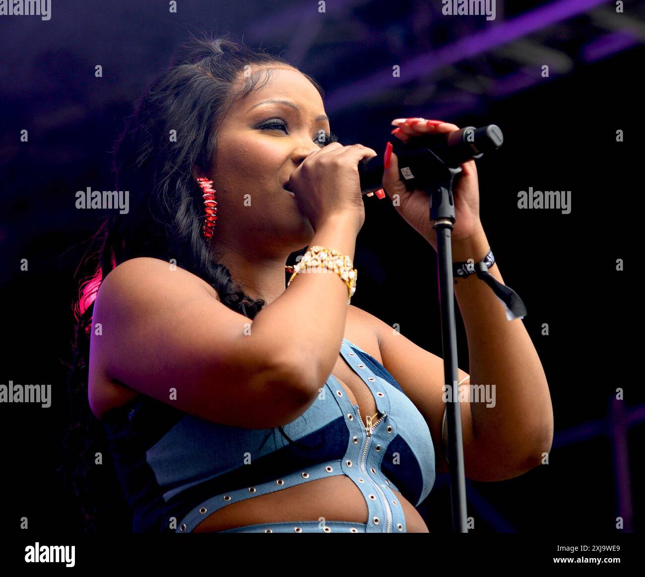 Krush Landing preforming at the BS3 Live festival Ashton Gate Stadium ...