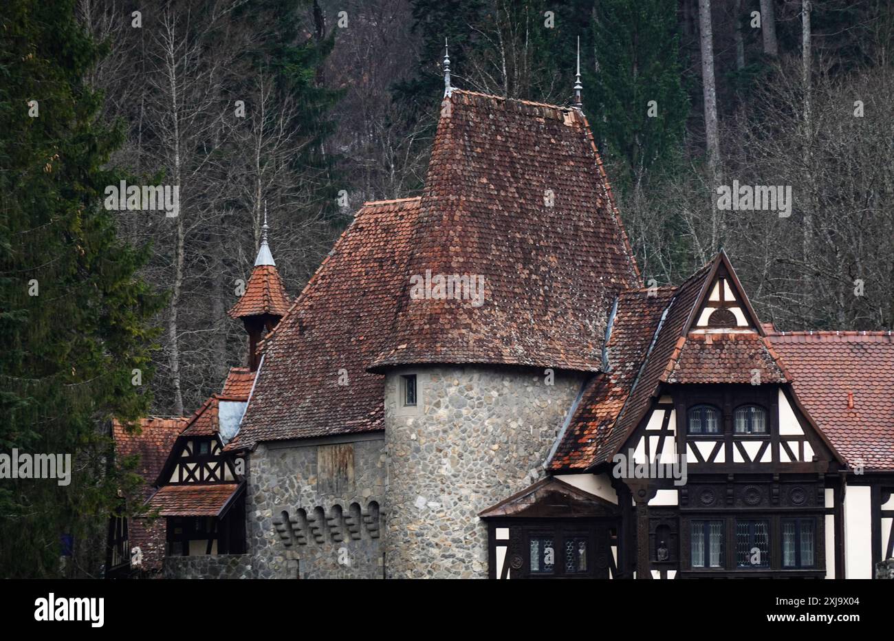 Vernacular rural architecture, Bran, Transylvania, Romania, Europe ...